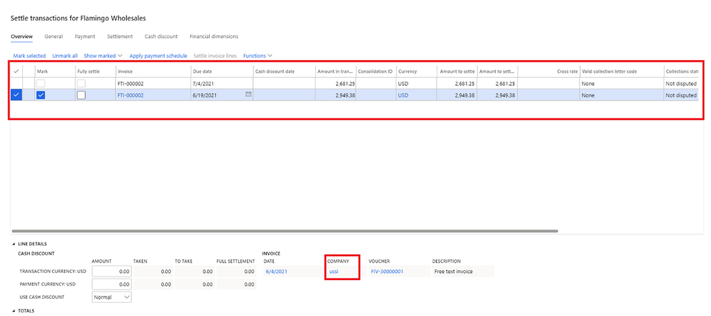 Centralized payment in D365 Finance - Vendor and Customer payments