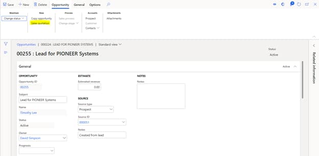 ORDER TO SALES PROCESS IN D365 FINANCE AND OPERATIONS