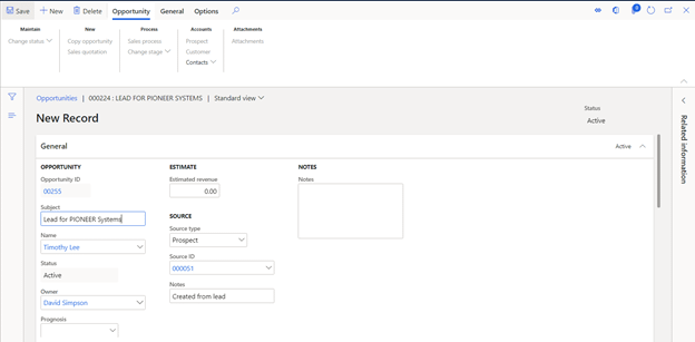 ORDER TO SALES PROCESS IN D365 FINANCE AND OPERATIONS